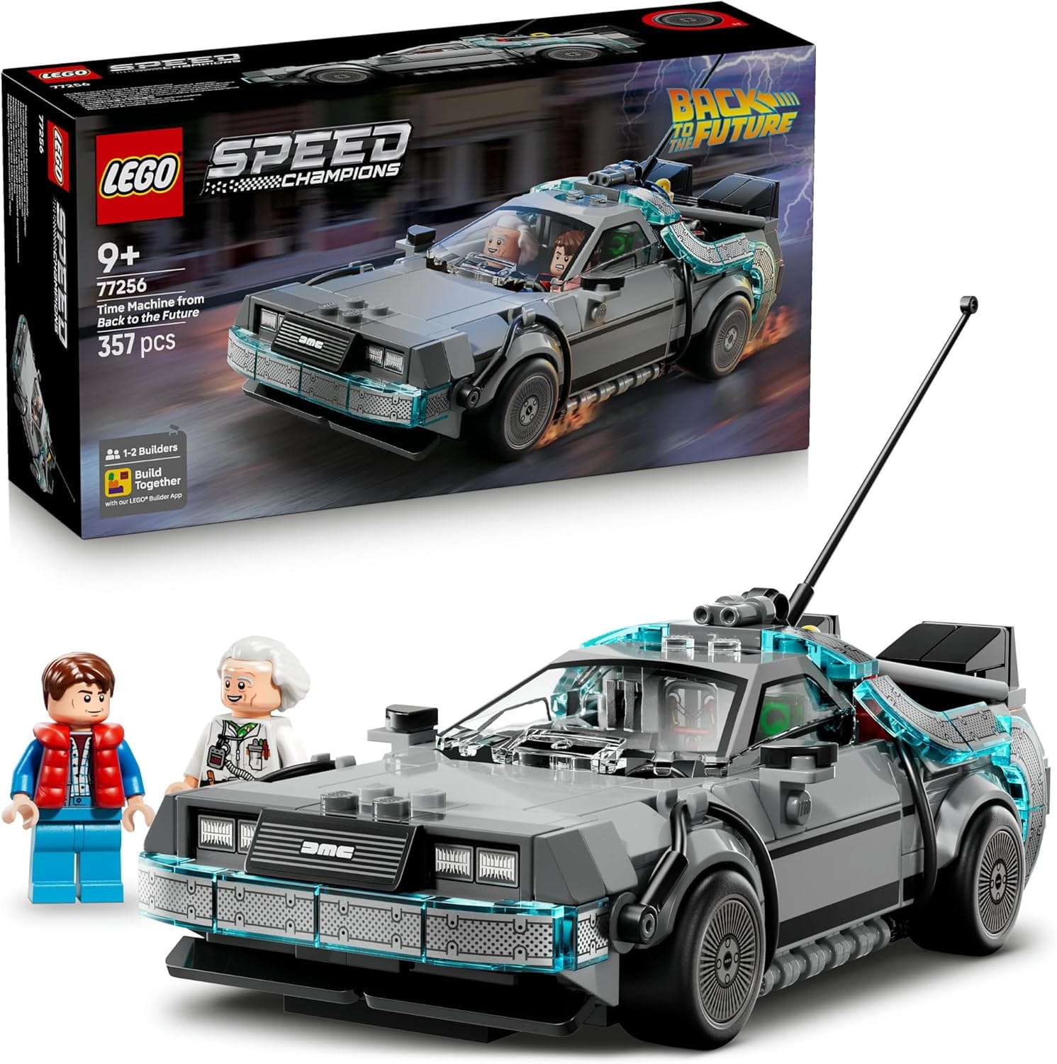 LEGO Speed Champions Time Machine from Back to the Future Review